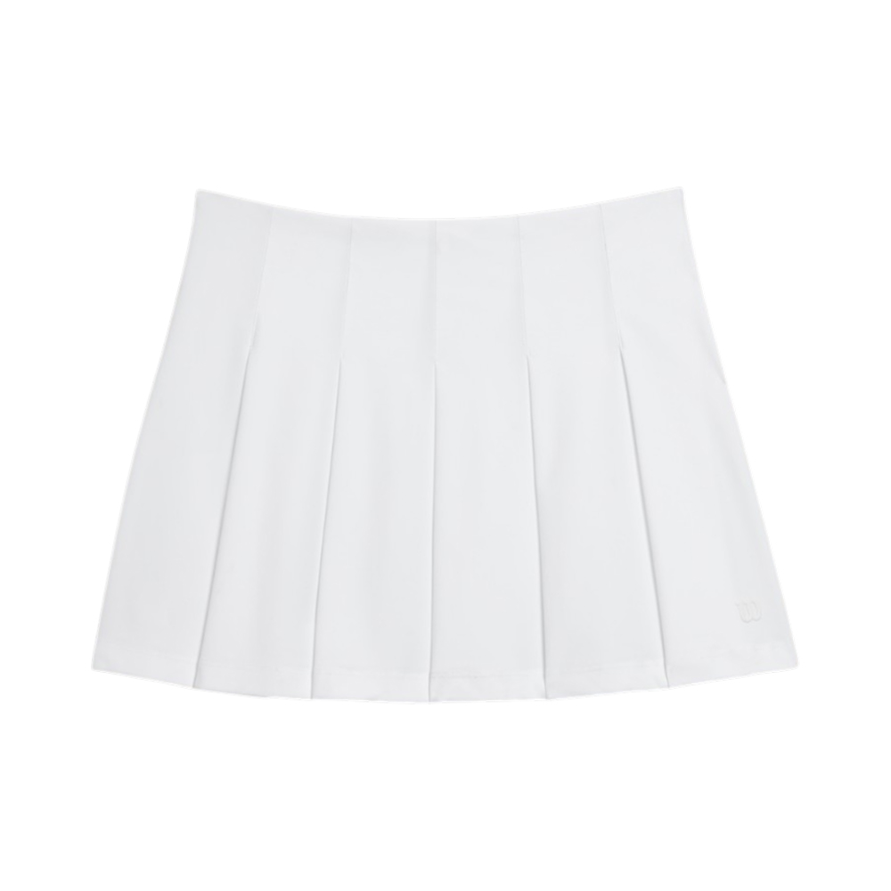 Wilson Classic Pleated Mini Skirt White – voilà.id
