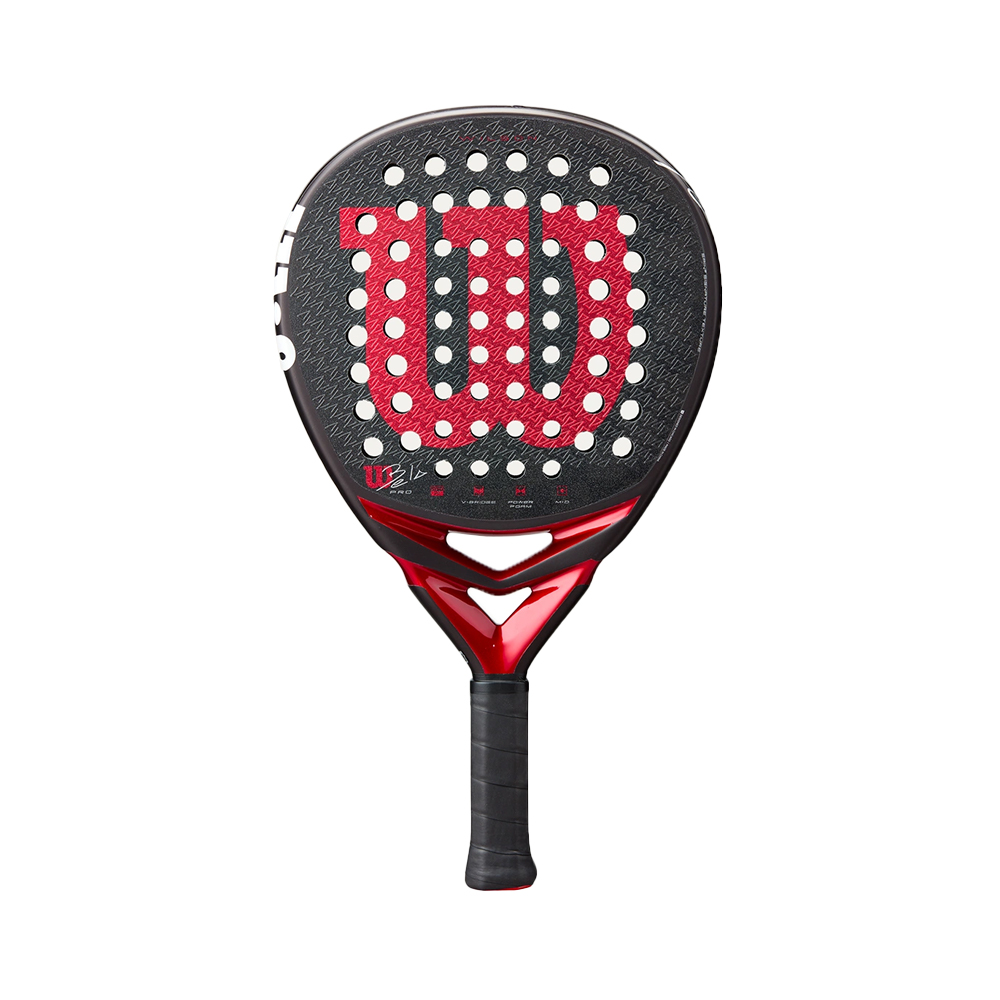 Wilson Bela Pro V3 Padel Racket Black Red – voilà.id