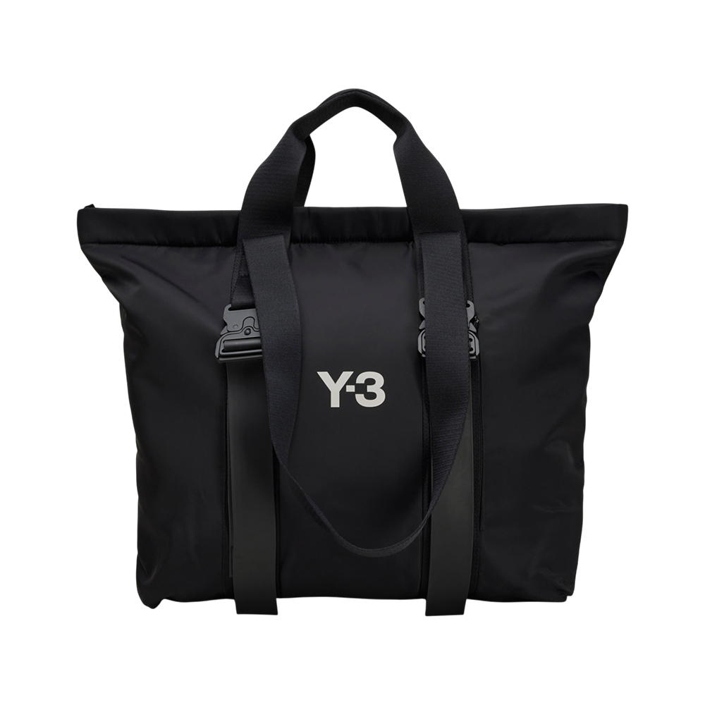 Y-3 Shopper Bag Logo Black – voilà.id